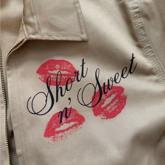 sabrina carp | Jackets & Coats | Short N Sweet Vip Tour Jacket | Poshmark